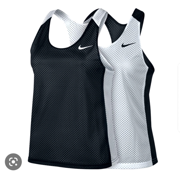 Nike | Tops | Nike Reversible Tank Top Navy White Mesh Top Xxs Xs ...